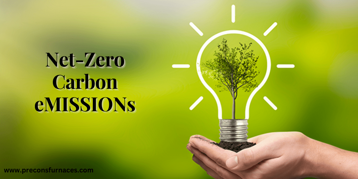 How can we achieve Zero Carbon Emission using Net-Zero? - Precons Furnaces